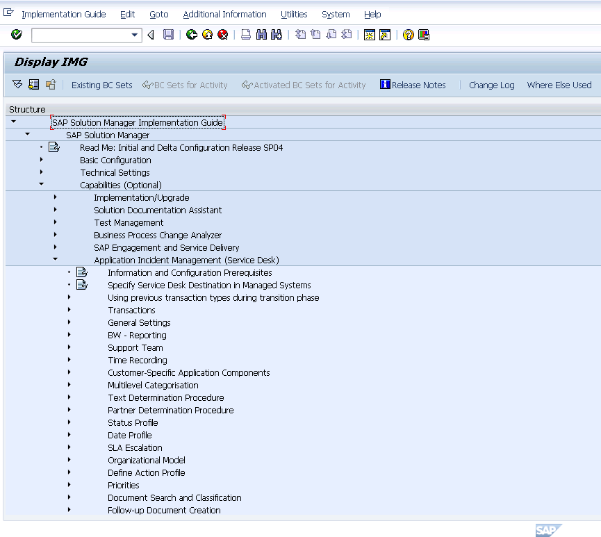 Configuring SAP Solution Manager External Service Desk interface