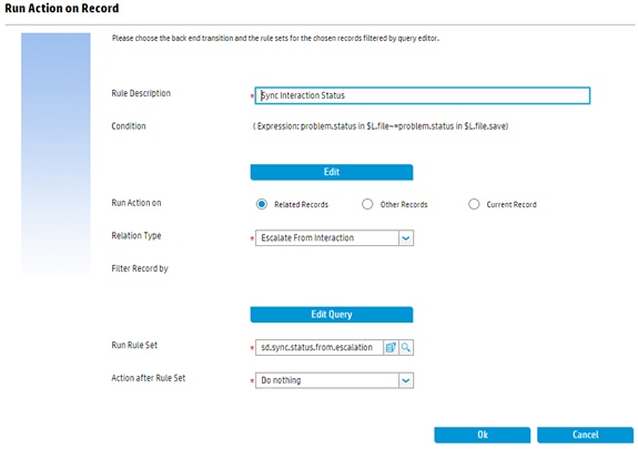 Combine running action rules and scheduled action rules
