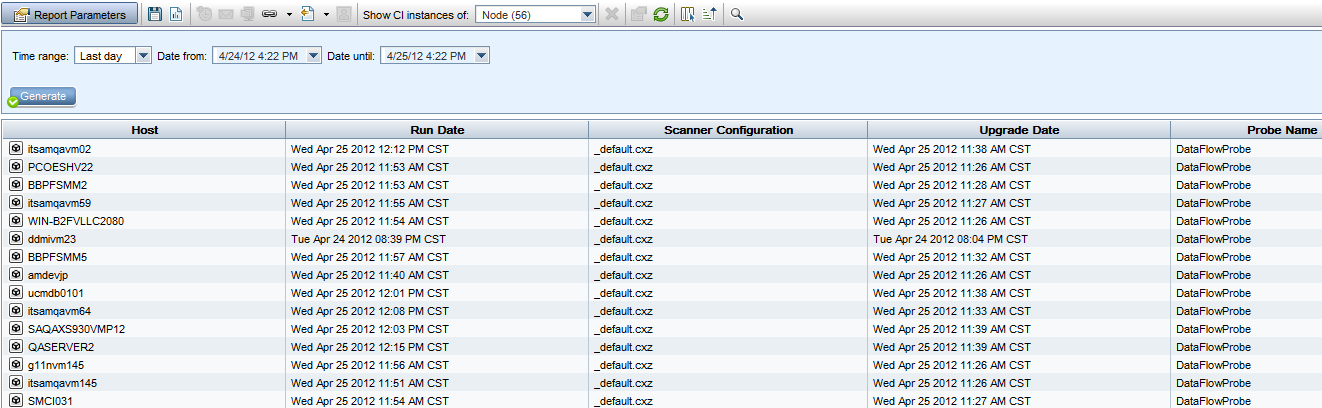 Scan File Status Report