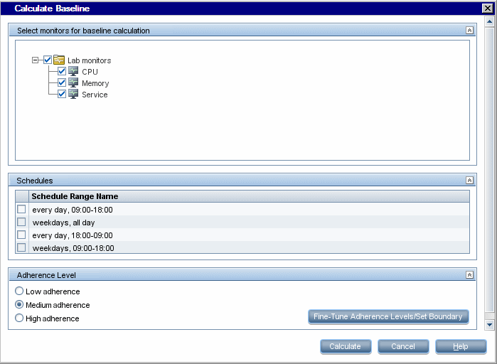 Set Monitor Thresholds Using a Baseline