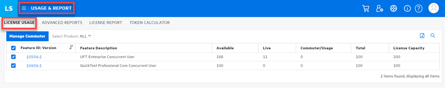Autopass License Usage Reports